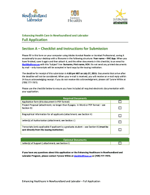 Fillable Online EHC Full Application - Draft 4 Fax Email Print - pdfFiller