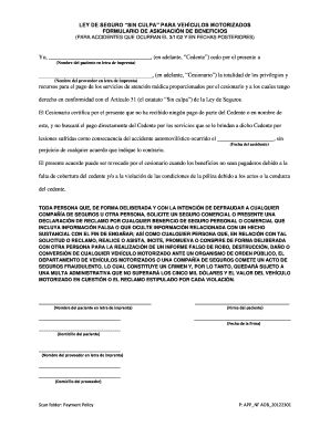 Fillable Online Yo en adelante Cedente cedo por el presente a Fax Email ...