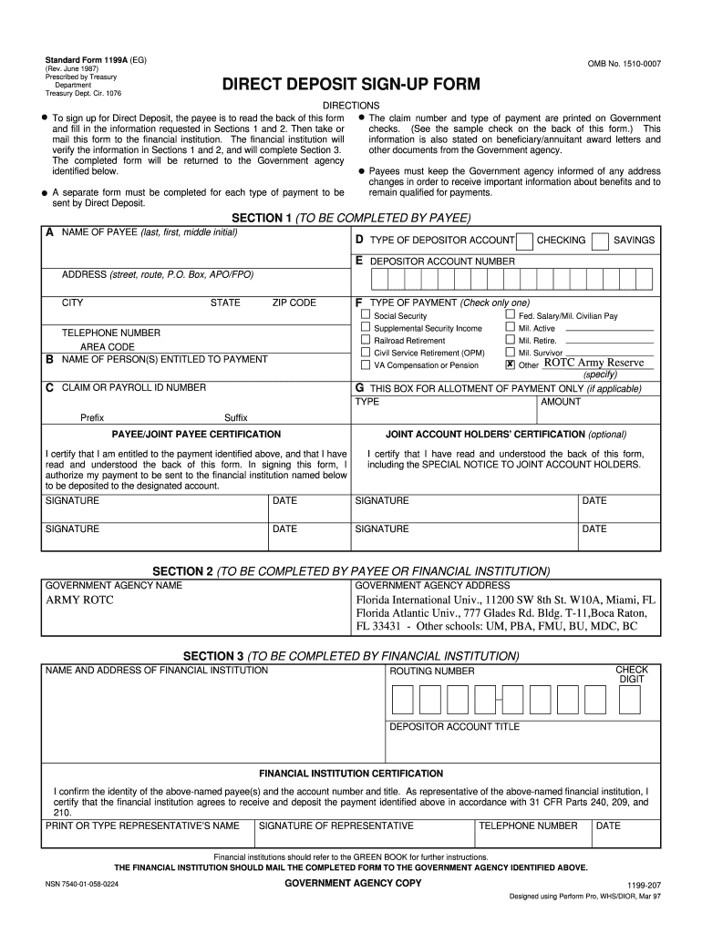 Fillable Online armyrotc fiu Other ROTC Army Reserve Fax Email Print ...