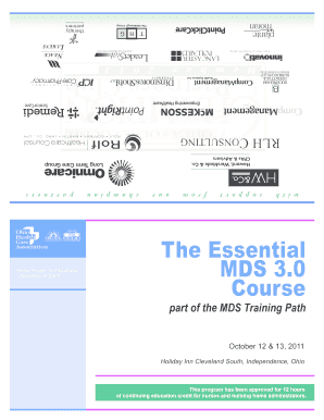 Fillable Online part of the MDS Training Path Fax Email Print - pdfFiller