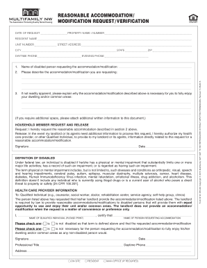 Fillable Online MODIFICATION REQUEST VERIFICATION Fax Email Print ...
