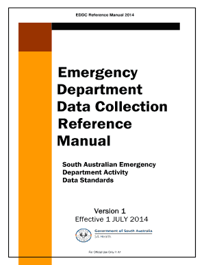 Fillable Online santdatalink org Emergency Department Data Collection ...