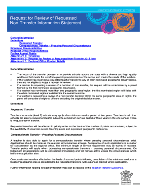 Fillable Online qtu asn Request for Review of Requested Non-Transfer ...