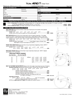 Fillable Online TiLite Sales Rep Fax Email Print - pdfFiller