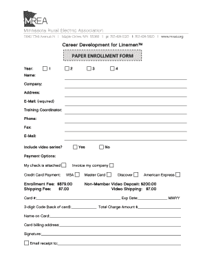 Fillable Online mrea BMREAb Paper CDL Enrollment form Fax Email Print - pdfFiller