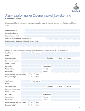 Ubo Formulier Rabobank - Online invullen, afdrukbaar, invulbaar, blanco ...
