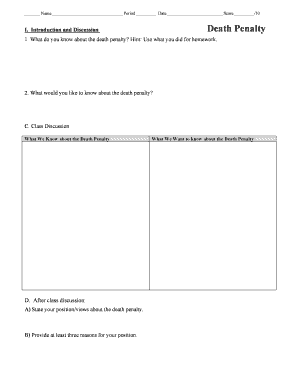Fillable Online DEATH PENALTY - worksheet student copydoc Fax Email ...