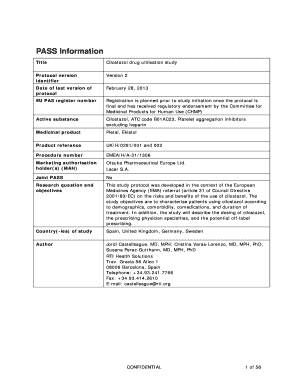 Fillable Online encepp PASS Information Fax Email Print - pdfFiller