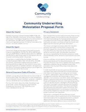 Fillable Online Community Underwriting Fax Email Print - pdfFiller