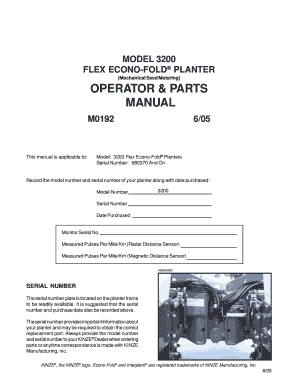 Fillable Online MODEL 3200 Fax Email Print - pdfFiller