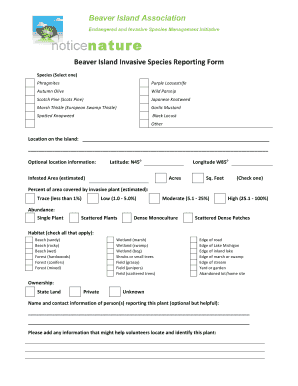 Fillable Online BIA Invasive Form Rev5 Fax Email Print - pdfFiller