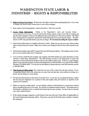 Fillable Online WASHINGTON STATE LABOR & Fax Email Print - pdfFiller