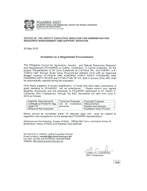 Fillable Online pcaarrd dost gov SCOPE OF WORK - DOST-PCAARRD Portal ...