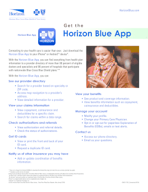 Fillable Online Get the Horizon Blue App - blogmartininscom Fax Email ...