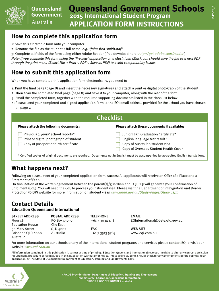 Fillable Online Queensland Government Schools - Tecnolgico De Monterrey ...
