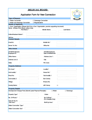 Fillable Online BApplicationb Form - MVV Water Utility Fax Email Print ...
