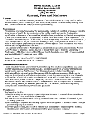 Fillable Online Consent and disclosure form.docx Fax Email Print - pdfFiller