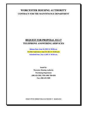 Fillable Online WORCESTER HOUSING AUTHORITY (WHA) Fax Email Print ...