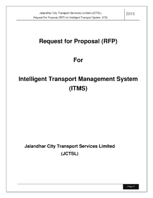 Fillable Online mcjalandhar Request for Proposal (RFP) For Intelligent ...
