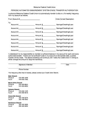 Fillable Online welcomecu INTRANET PAYROLL DEDUCTION FORMS - welcomecu Fax Email Print - pdfFiller
