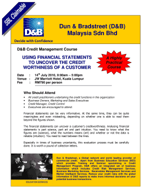 Fillable Online 07 14 Using Financial Statements to Uncover the Credit ...