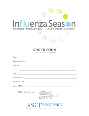 Fillable Online ascpfoundation Tool Kit Order Form - ASCP Foundation ...