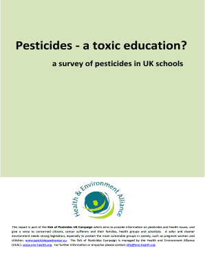 Fillable Online env-health Pesticides a toxic education - env-health ...