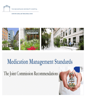 Fillable Online Medication Management Standards Fax Email Print - pdfFiller