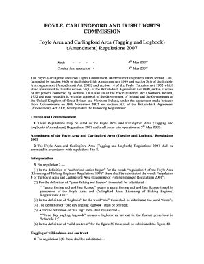 Fillable Online loughs-agency Foyle Area and Carlingford Area (Tagging ...