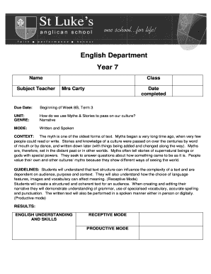 Fillable Online stlukes qld edu Mrs Carty - stlukes qld edu Fax Email ...