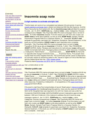 18 Printable soap note template Forms - Fillable Samples in PDF, Word ...