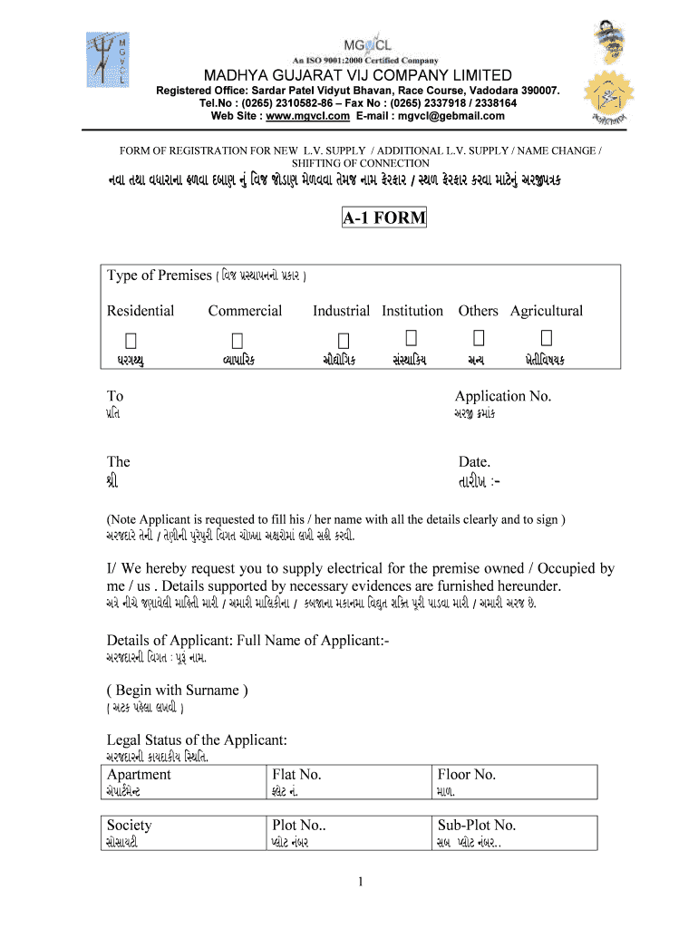 Fillable Online A1 formfor LT-ORIGINALdoc Fax Email Print - pdfFiller