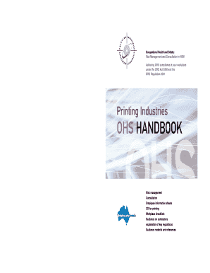 Fillable Online Ohs handbook - Printing Industries Association of ...