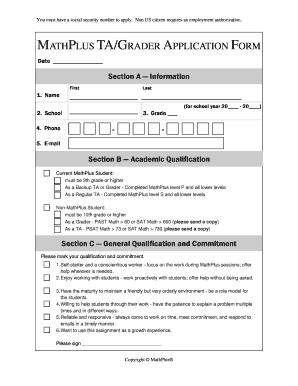 Fillable Online MATH P TAG APPLICATION FORM Fax Email Print - pdfFiller