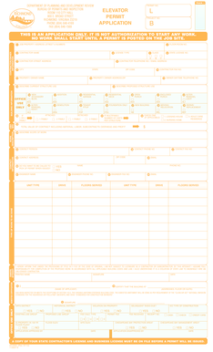 Fillable Online Elevator Permit - City of Richmond Fax Email Print ...