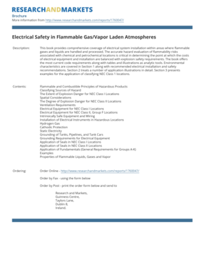 Fillable Online com/reports/1760047/ Electrical Safety in Flammable Gas ...
