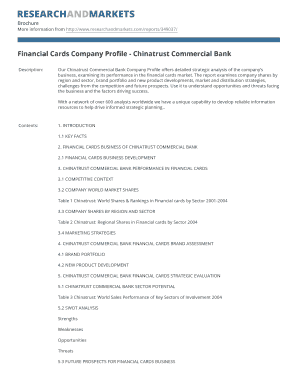 Fillable Online Financial Cards Company Profile - Chinatrust Commercial ...