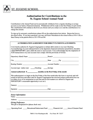 Fillable Online EUGENE SCHOOL Fax Email Print - pdfFiller