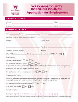 Eteach Wrexham - Fill Online, Printable, Fillable, Blank | pdfFiller