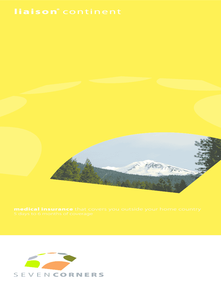 Fillable Online Liaison® Continent Medical Insurance Fax Email Print ...