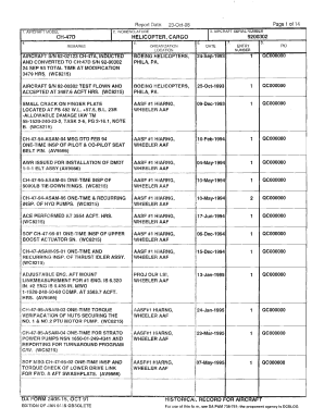 Fillable Online DA Form 2408-15 - Boeing Chinook helicopter Fax Email ...