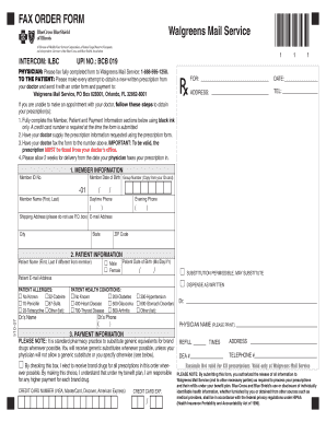 Fillable Online Walgreens Mail Service Physician Fax Form - Resource ...