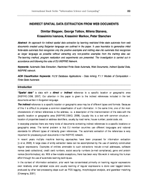 Fillable Online Indirect Spatial Data Extraction from Web Documents ...