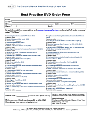 Fillable Online Best Practice DVD Order Form - Constant Contact Fax ...