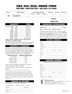 Fillable Online cira forms pdf Fax Email Print - pdfFiller