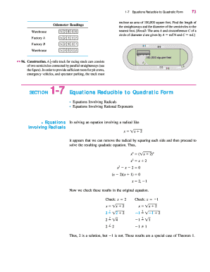 Equations Reducible To Quadratic Equations Worksheet - Fill Online ...