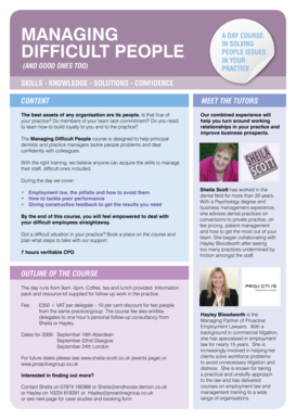 Fillable Online ManaGInG DIffICult PEOPlE - MDDUS Fax Email Print ...