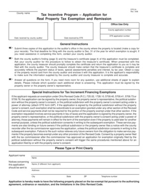 Fillable Online city cleveland oh Application for Real Property Tax ...
