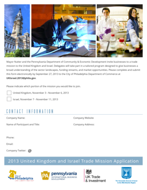 Fillable Online phila UK Israel mission 2013 application form.pdf ...