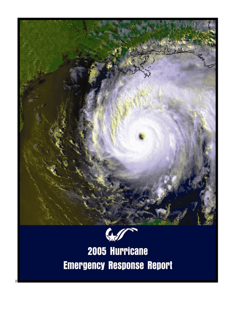 Fillable Online 1 Hurricane Response Report Documentdoc Image Fax Email ...
